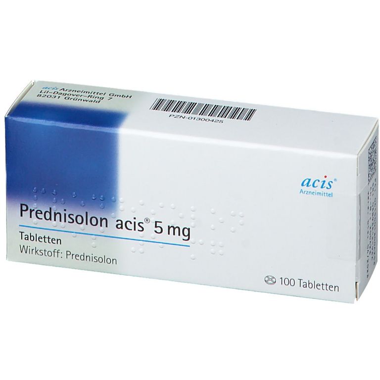 Prednisolon acis® 5Mg 100 St mit dem E-Rezept kaufen - Shop Apotheke