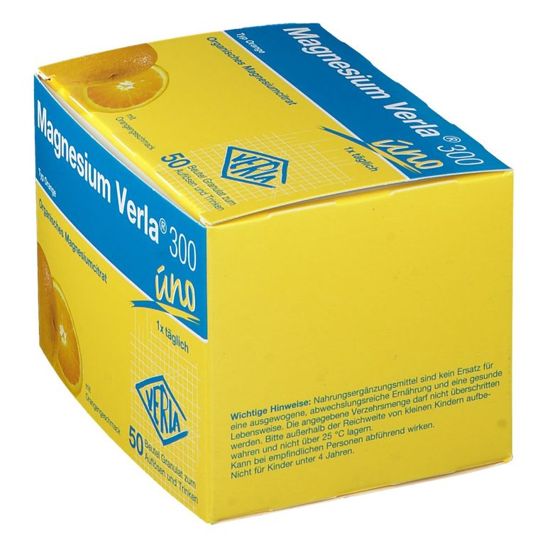 Magnesium Verla® 300 uno Orange 50 St - Shop Apotheke