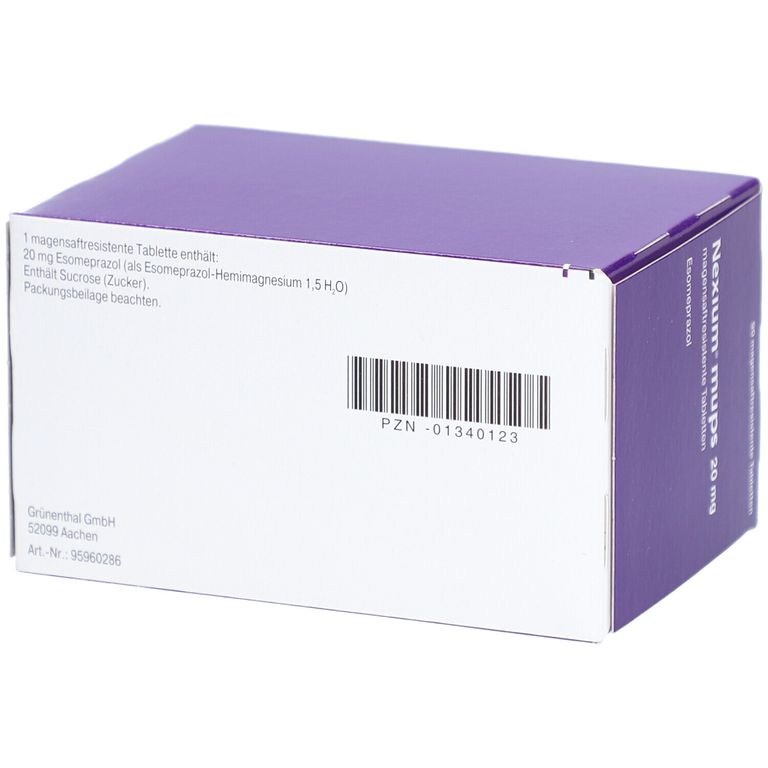 Nexium® mups 20 mg 90 St mit dem E-Rezept kaufen - Shop Apotheke