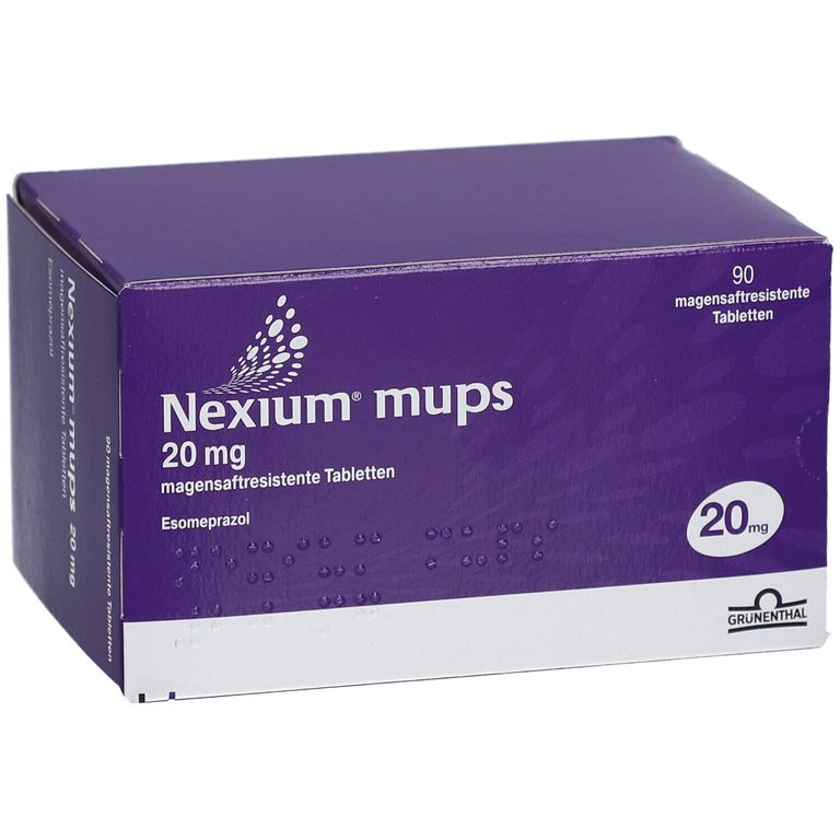 Nexium® mups 20 mg 90 St mit dem E-Rezept kaufen - Shop Apotheke