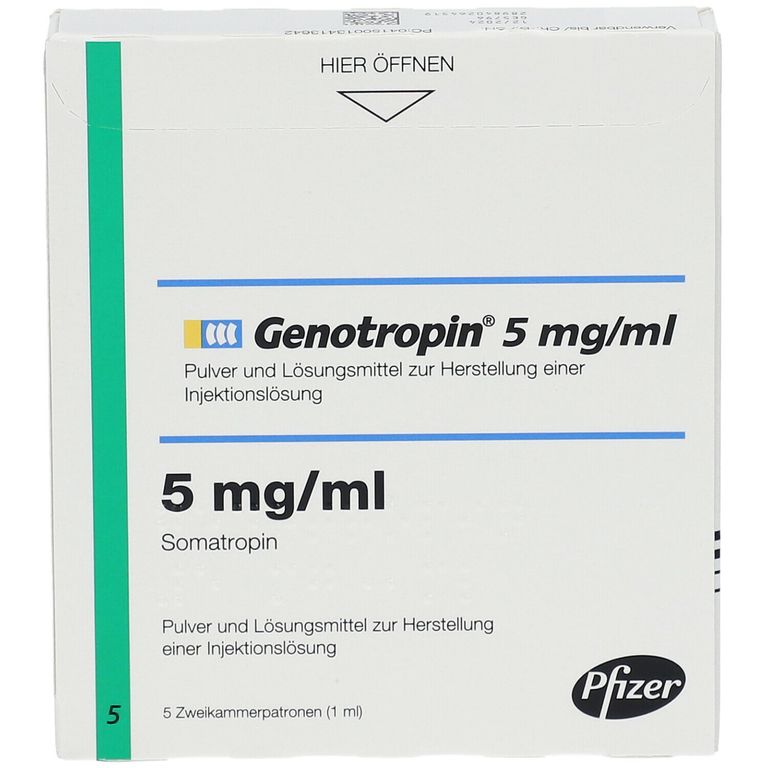 Genotropin® 5 mg/ml 5 St mit dem E-Rezept kaufen - Shop Apotheke