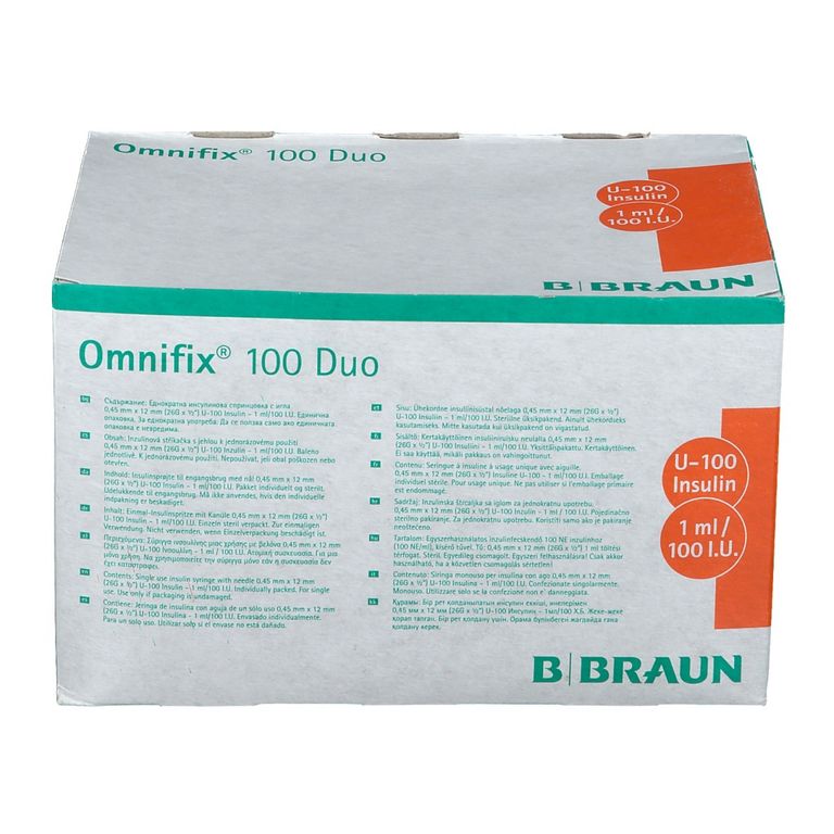 Omnifix® 100 Duo 100x1 ml - Shop Apotheke