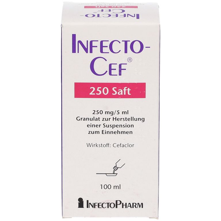 InfectoCef® 250 Saft 100 ml mit dem E-Rezept kaufen - Shop Apotheke
