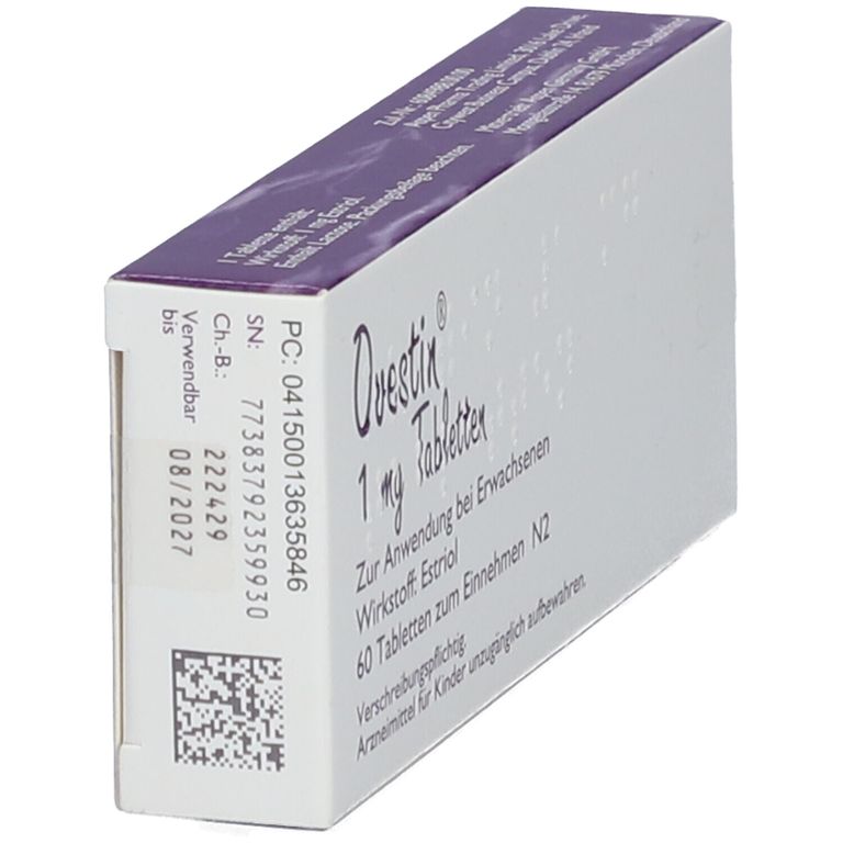 Ovestin® 1 mg 60 St mit dem E-Rezept kaufen - Shop Apotheke