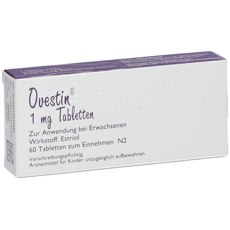 Ovestin® 1 mg 60 St mit dem E-Rezept kaufen - Shop Apotheke