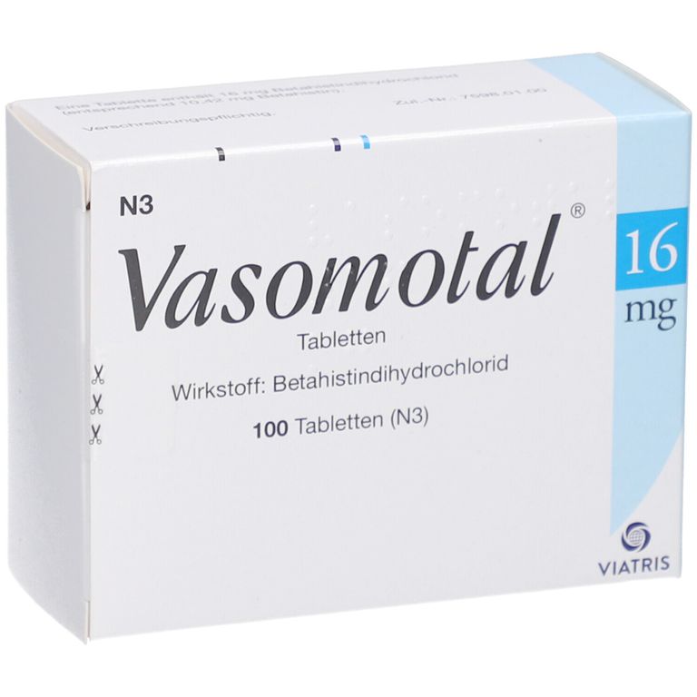 Vasomotal® 16 mg 100 St mit dem E-Rezept kaufen - Shop Apotheke