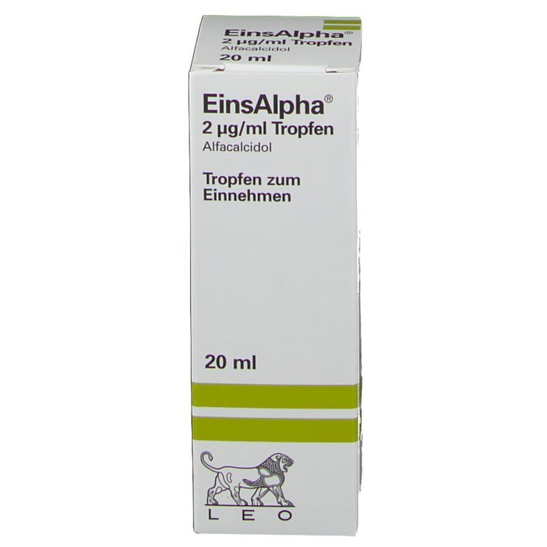 Einsalpha® 2 µg/ ml Tropfen 20 ml mit dem E-Rezept kaufen - Shop Apotheke
