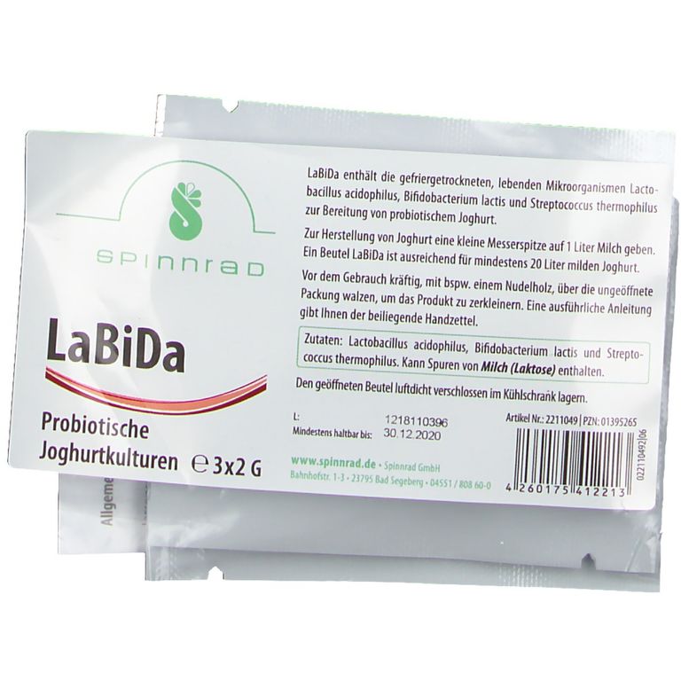 Spinnrad® LaBiDa 3x2 g - Shop Apotheke
