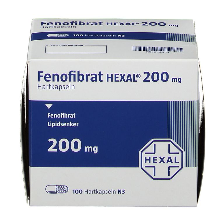 Fenofibrat HEXAL® 200 mg Hartkapseln 100 St mit dem E-Rezept kaufen ...