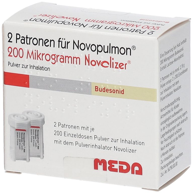 Novopulmon® 200 µg Novolizer® 2 Patronen 2x200 St mit dem E-Rezept ...