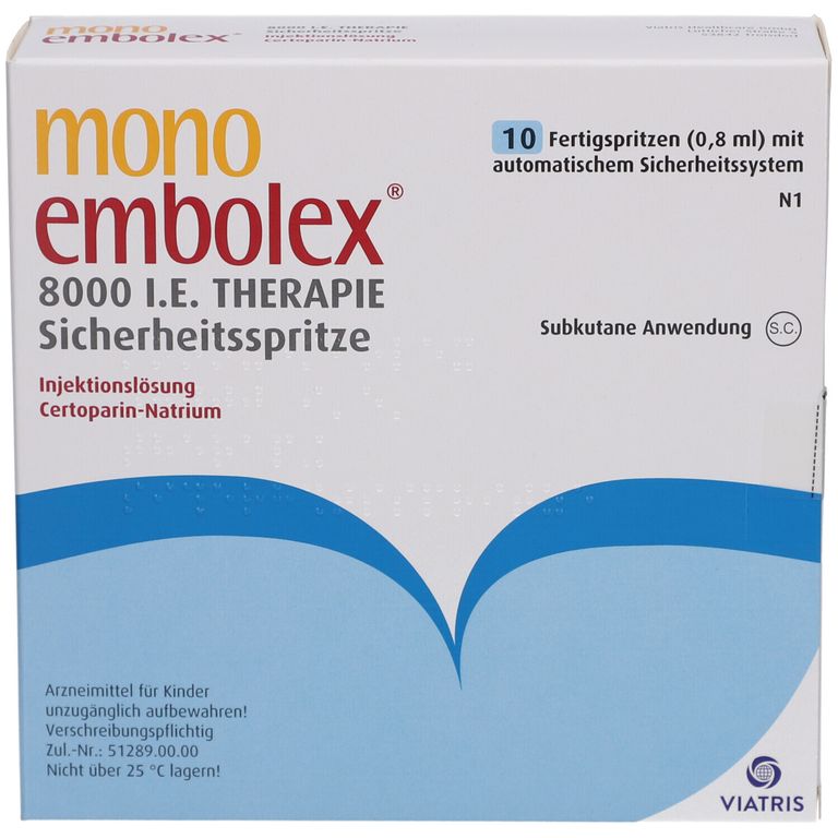 mono embolex® 8000 I.E. THERAPIE 10 St mit dem E-Rezept kaufen - Shop ...