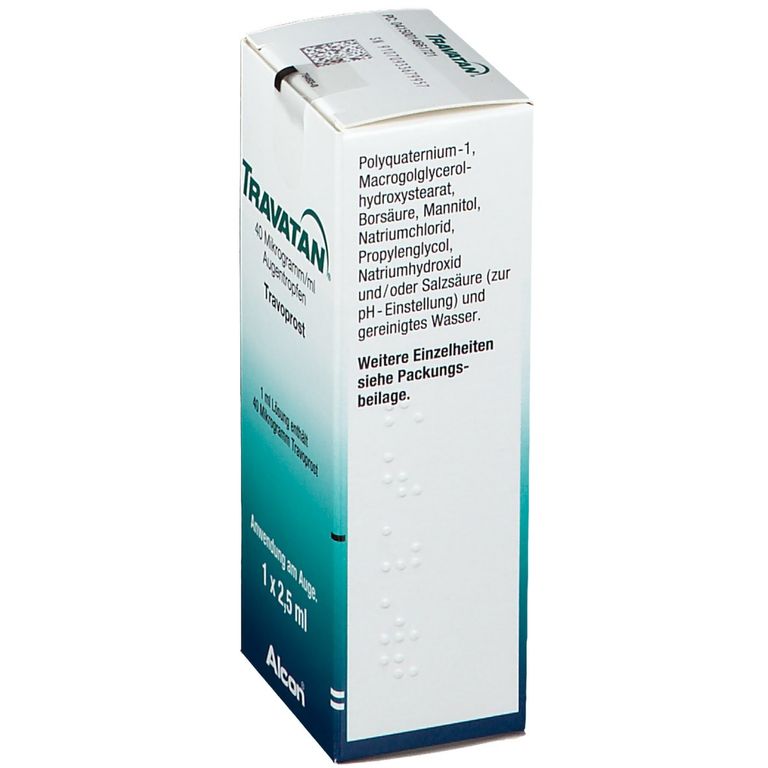 Travatan® 40 µg 2,5 ml mit dem E-Rezept kaufen - Shop Apotheke