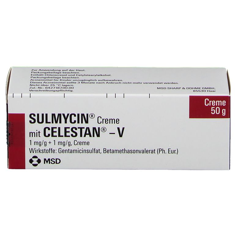 SULMYCIN® Creme mit CELESTAN®-V 50 g mit dem E-Rezept kaufen - Shop ...