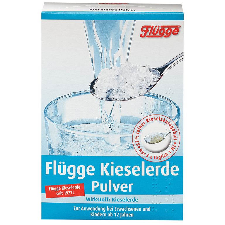 Flügge® Kieselerde Pulver 200 g - Shop Apotheke