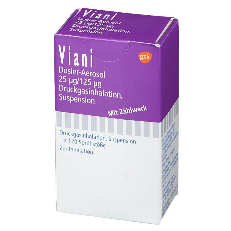 Viani® 25 µg/125 µg 120 St mit dem E-Rezept kaufen - Shop Apotheke