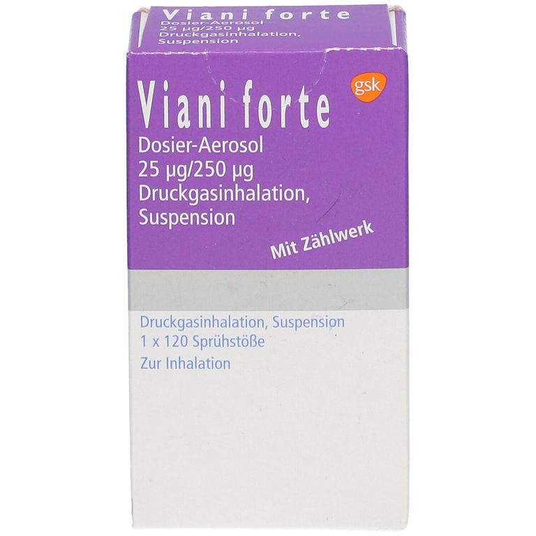Viani® forte 25 ug/250 ug 120 St mit dem E-Rezept kaufen - Shop Apotheke