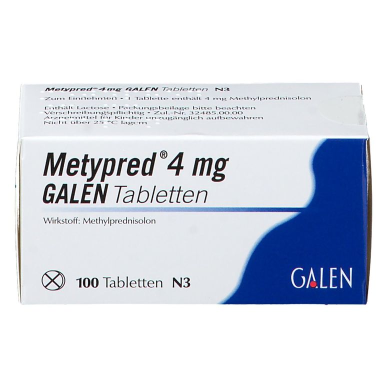 Metypred® 4 mg GALEN 100 St mit dem E-Rezept kaufen - Shop Apotheke