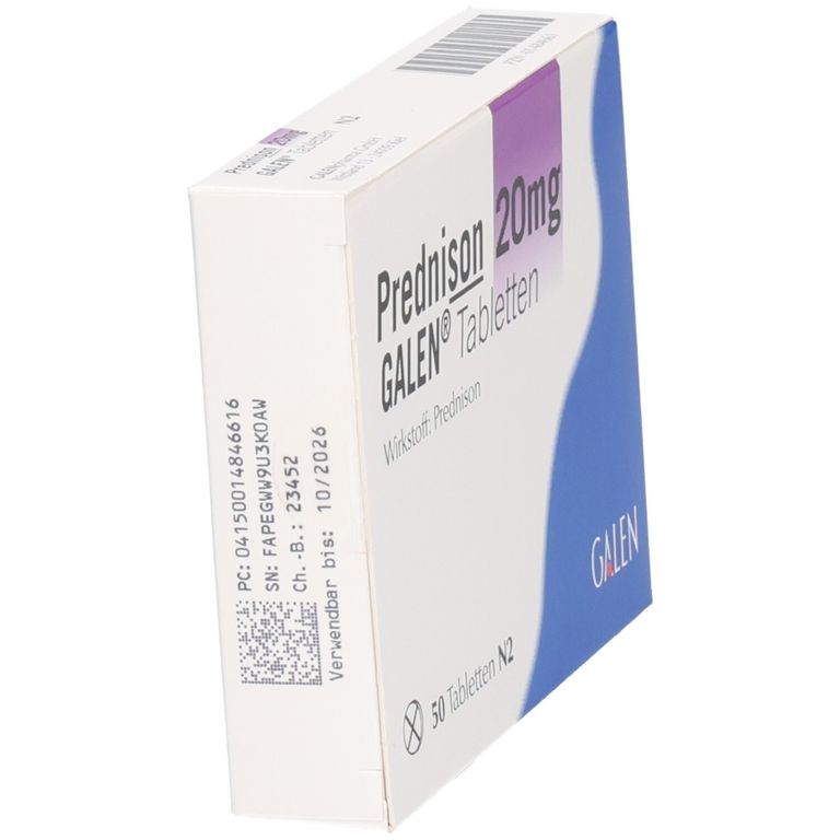 Prednison 20 mg GALEN® 50 St mit dem E-Rezept kaufen - Shop Apotheke