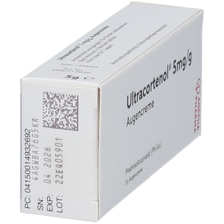 Ultracortenol® 0,5 mg/g Augensalbe 5 g mit dem E-Rezept kaufen - Shop ...