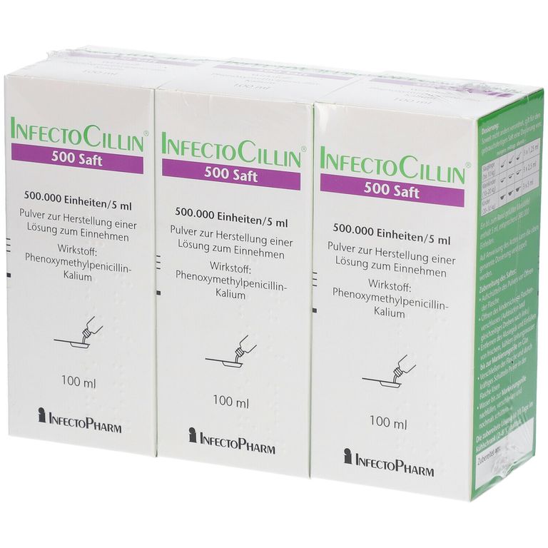 InfectoCillin® 500 Saft 3x100 ml mit dem E-Rezept kaufen - Shop Apotheke