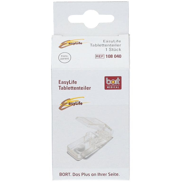 BORT EasyLife® Tablettenteiler transparent 1 St - Shop Apotheke