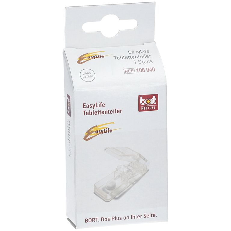 BORT EasyLife® Tablettenteiler transparent 1 St - Shop Apotheke