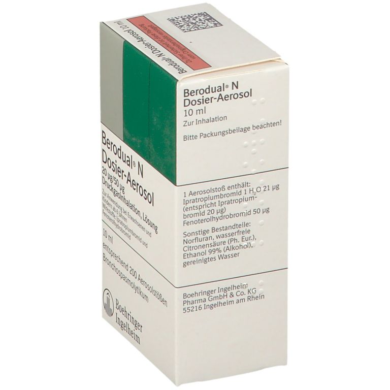 Berodual® N 20 µg/50 µg 10 ml mit dem E-Rezept kaufen - Shop Apotheke