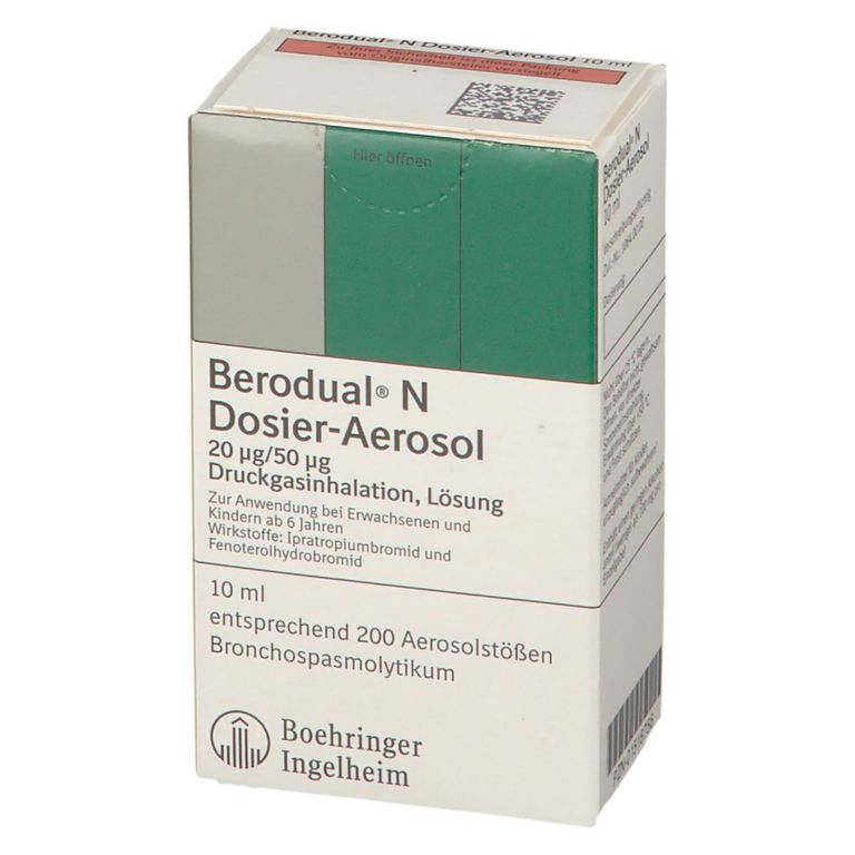 Berodual® N 20 µg/50 µg 10 ml mit dem E-Rezept kaufen - Shop Apotheke