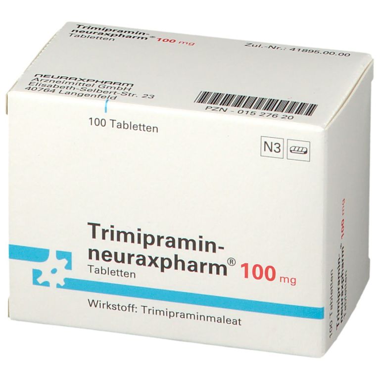 Trimipramin-neuraxpharm® 100 mg 100 St mit dem E-Rezept kaufen - Shop ...