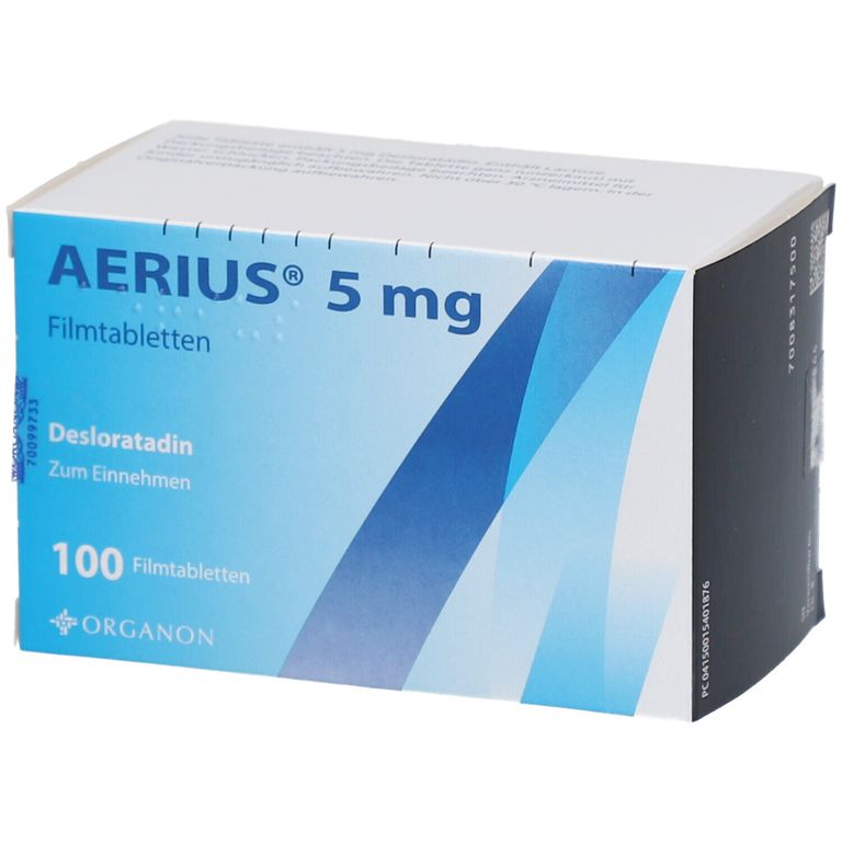 AERIUS® 5 mg 100 St mit dem E-Rezept kaufen - Shop Apotheke