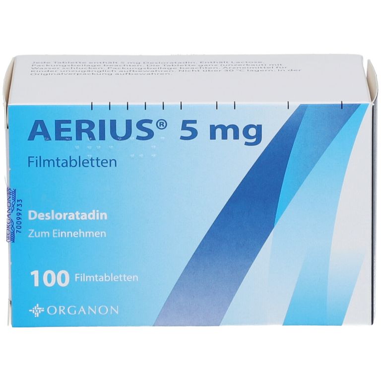 AERIUS® 5 mg 100 St mit dem E-Rezept kaufen - Shop Apotheke