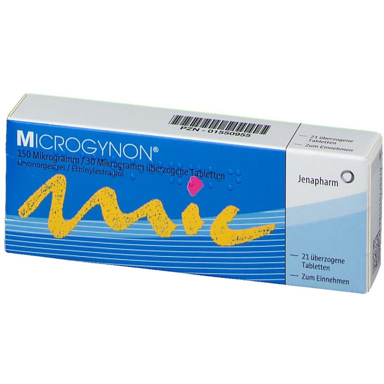 MICROGYNON® 150 µg/30 µg 21 St mit dem E-Rezept kaufen - Shop Apotheke