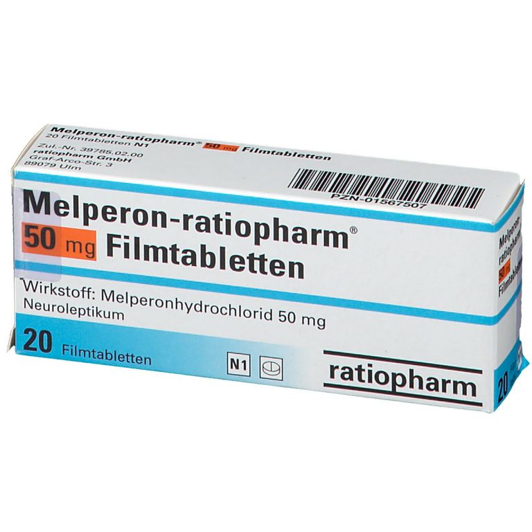 Melperon-ratiopharm® 50 mg 20 St mit dem E-Rezept kaufen - SHOP APOTHEKE