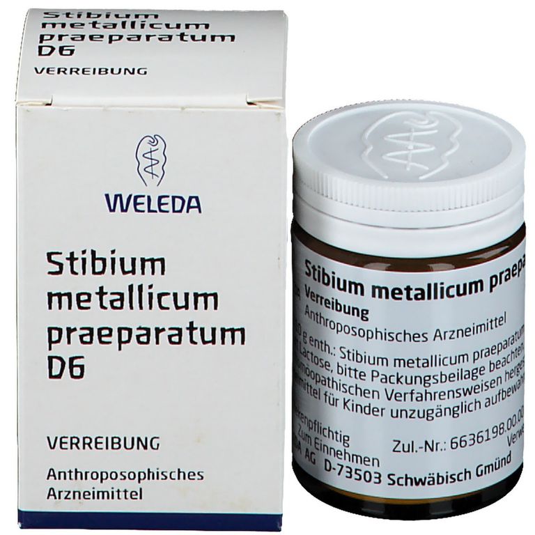 Stibium Metallicum Praeparatum D6 20 g - Shop Apotheke