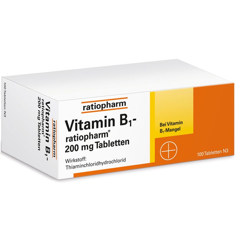 Vitamin B1-ratiopharm® 200 mg 100 St - Shop Apotheke