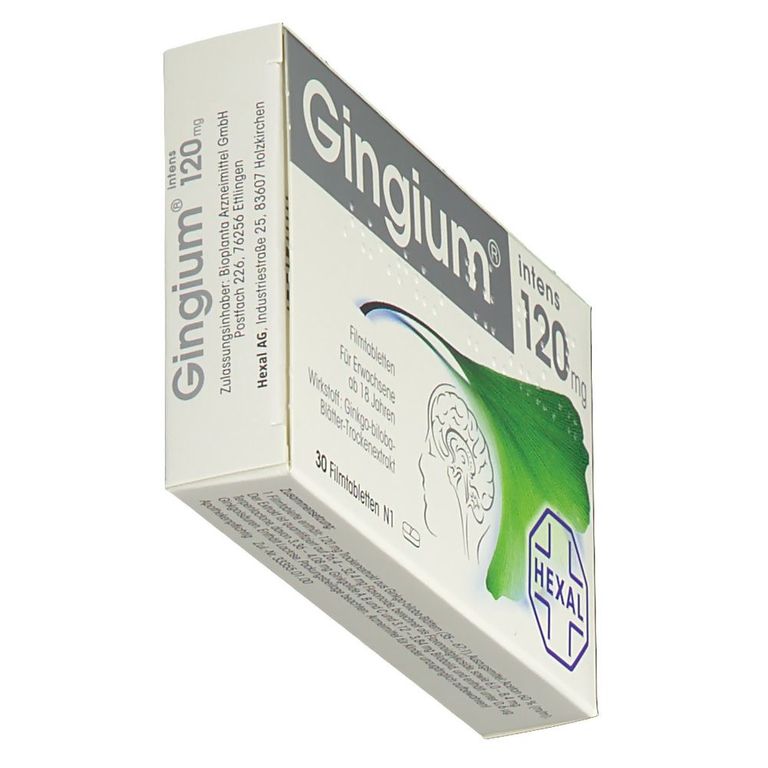 Gingium® intens 120 mg 30 St - Shop Apotheke
