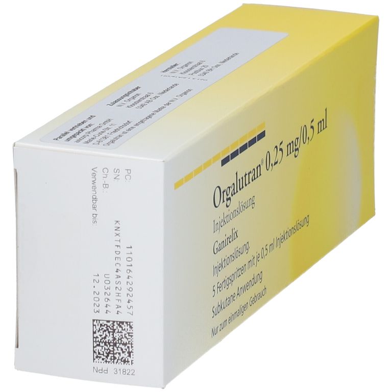Orgalutran® 0,25 mg/0,5 ml 1x5 St mit dem E-Rezept kaufen - Shop Apotheke