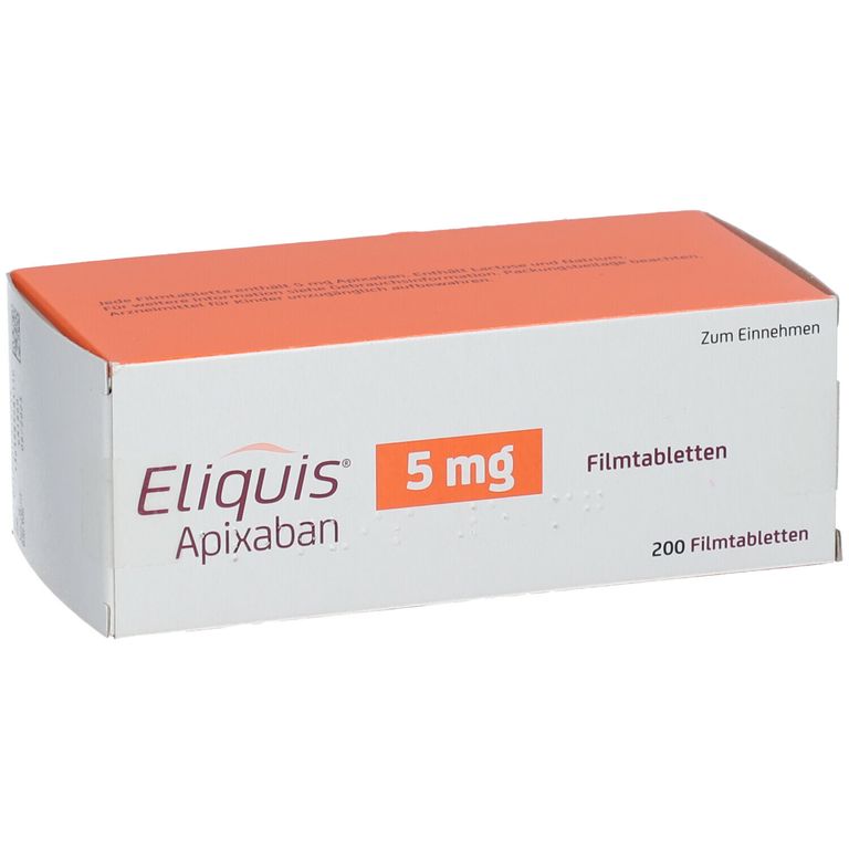 ELIQUIS® 5 mg 200 St mit dem E-Rezept kaufen - Shop Apotheke