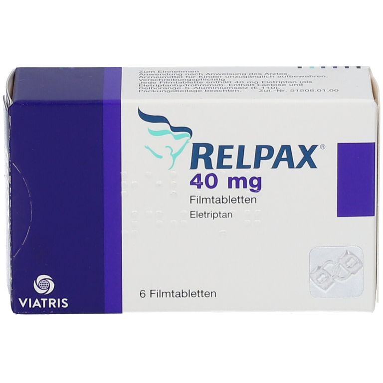 RELPAX® 40 mg 6 St mit dem E-Rezept kaufen - Shop Apotheke