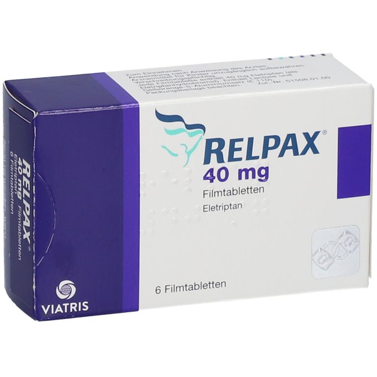 RELPAX® 40 mg 6 St mit dem E-Rezept kaufen - Shop Apotheke