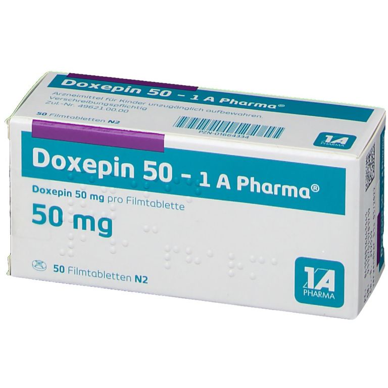 Doxepin 50 - 1 A Pharma® 50 St mit dem E-Rezept kaufen - Shop Apotheke