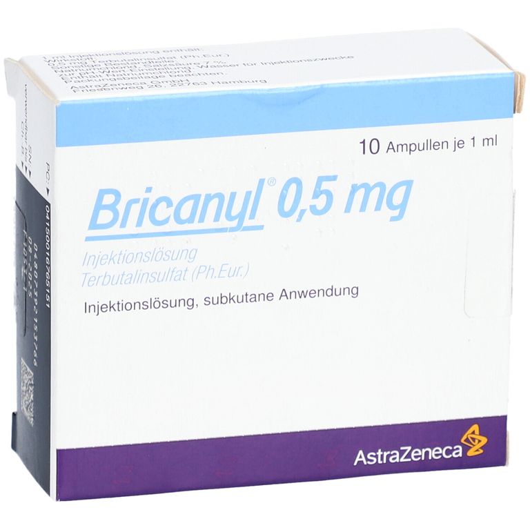 Bricanyl® 0,5 mg 10x1 ml mit dem E-Rezept kaufen - Shop Apotheke