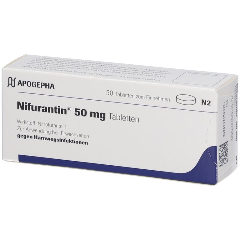 Nifurantin® 50 mg 50 St mit dem E-Rezept kaufen - Shop Apotheke