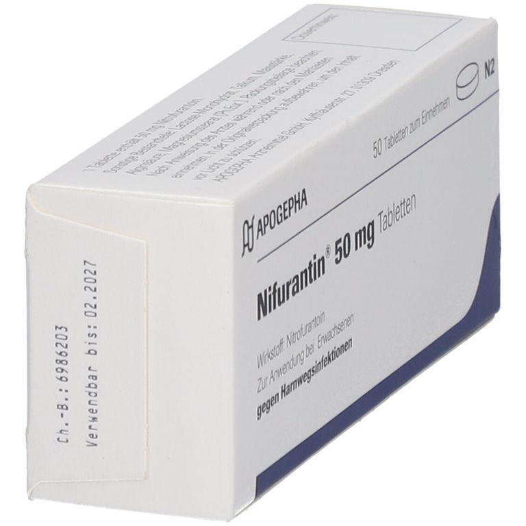 Nifurantin® 50 mg 50 St mit dem E-Rezept kaufen - Shop Apotheke