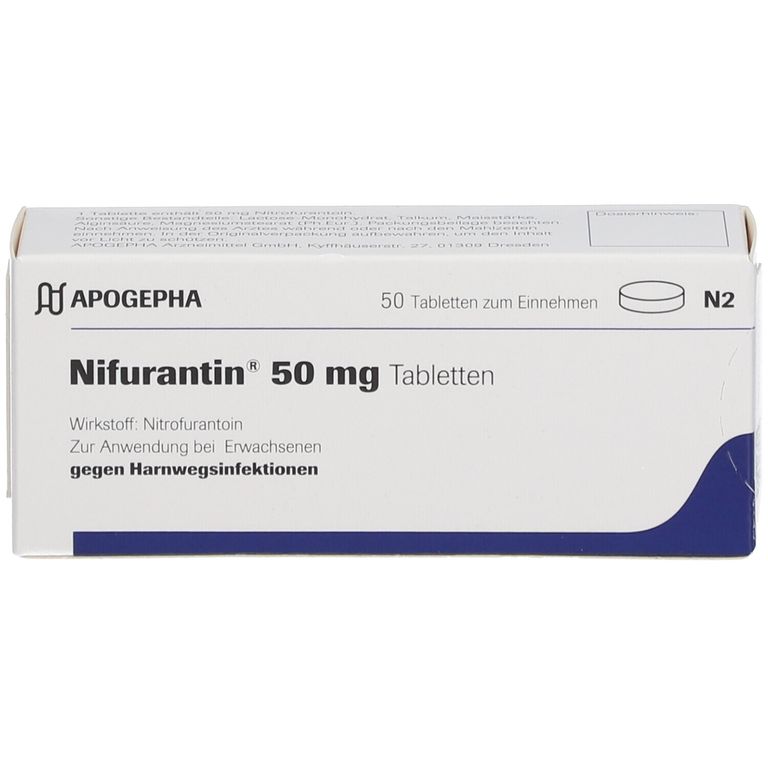 Nifurantin® 50 mg 50 St mit dem E-Rezept kaufen - Shop Apotheke