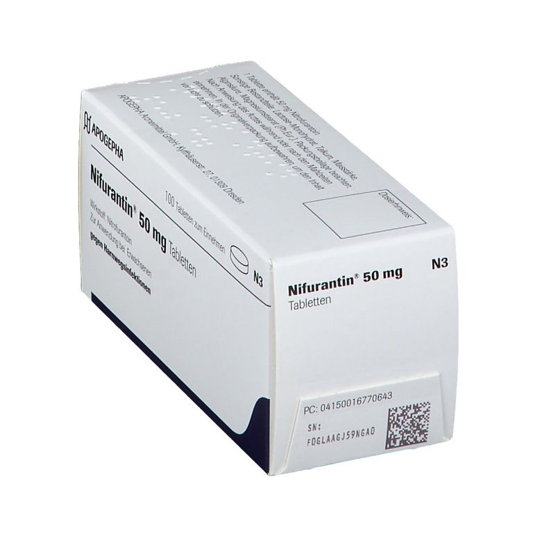 Nifurantin® 50 mg 100 St mit dem E-Rezept kaufen - Shop Apotheke