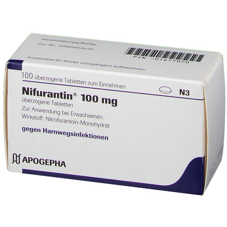 Nifurantin® 100 mg 100 St mit dem E-Rezept kaufen - Shop Apotheke