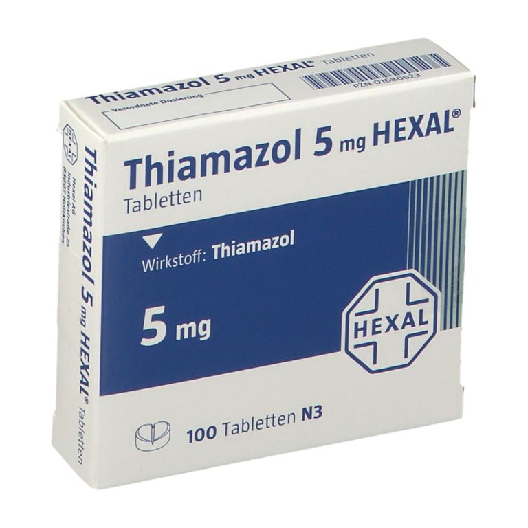 Thiamazol 5 mg HEXAL® 100 St mit dem E-Rezept kaufen - Shop Apotheke