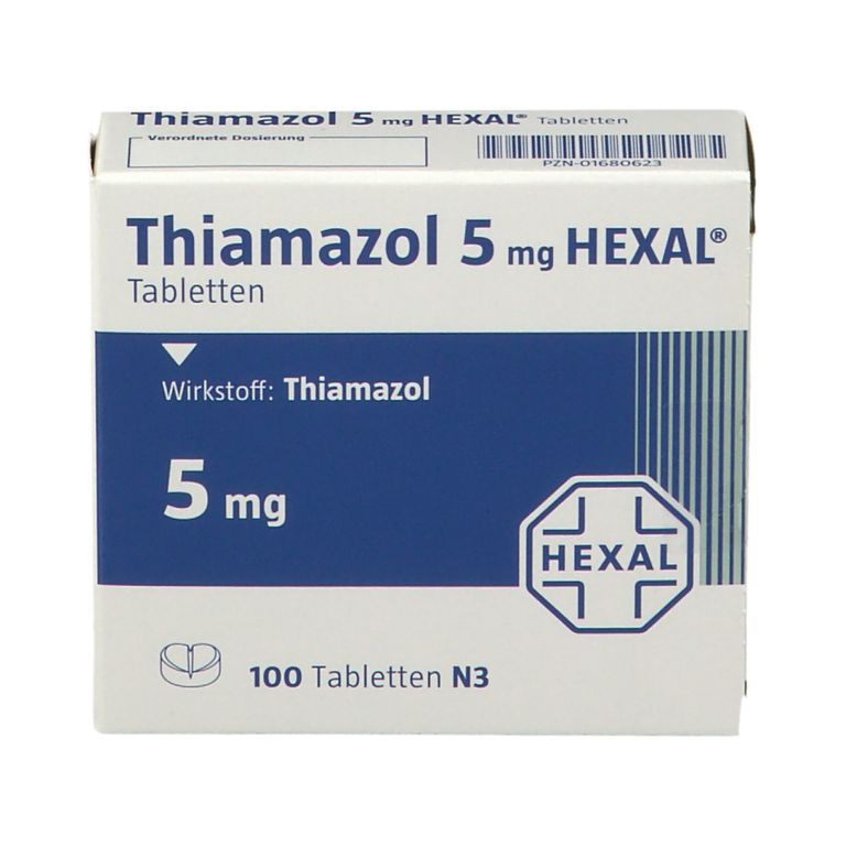 Thiamazol 5 mg HEXAL® 100 St mit dem E-Rezept kaufen - Shop Apotheke