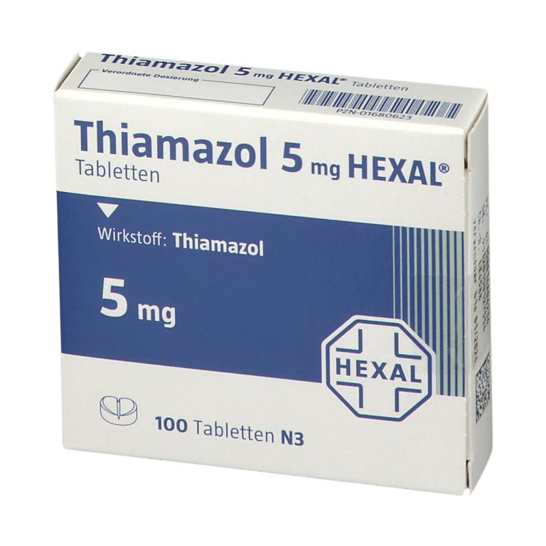 Thiamazol 5 mg HEXAL® 100 St mit dem E-Rezept kaufen - Shop Apotheke